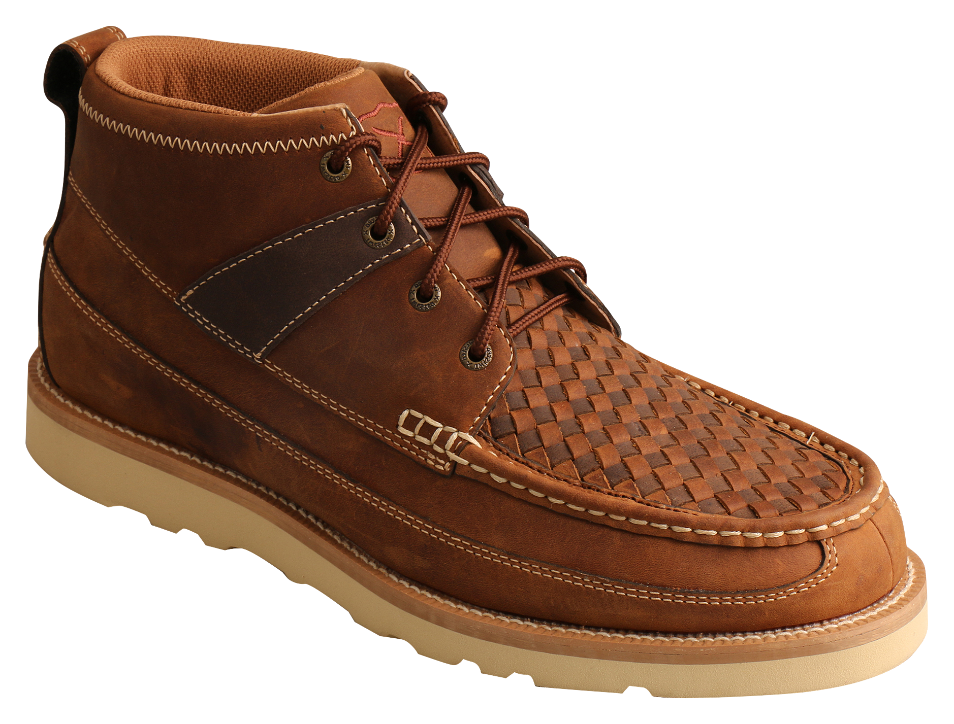 Twisted X Woven Saddle Wedge-Sole 4" Boots for Men | Mack's Prairie Wings